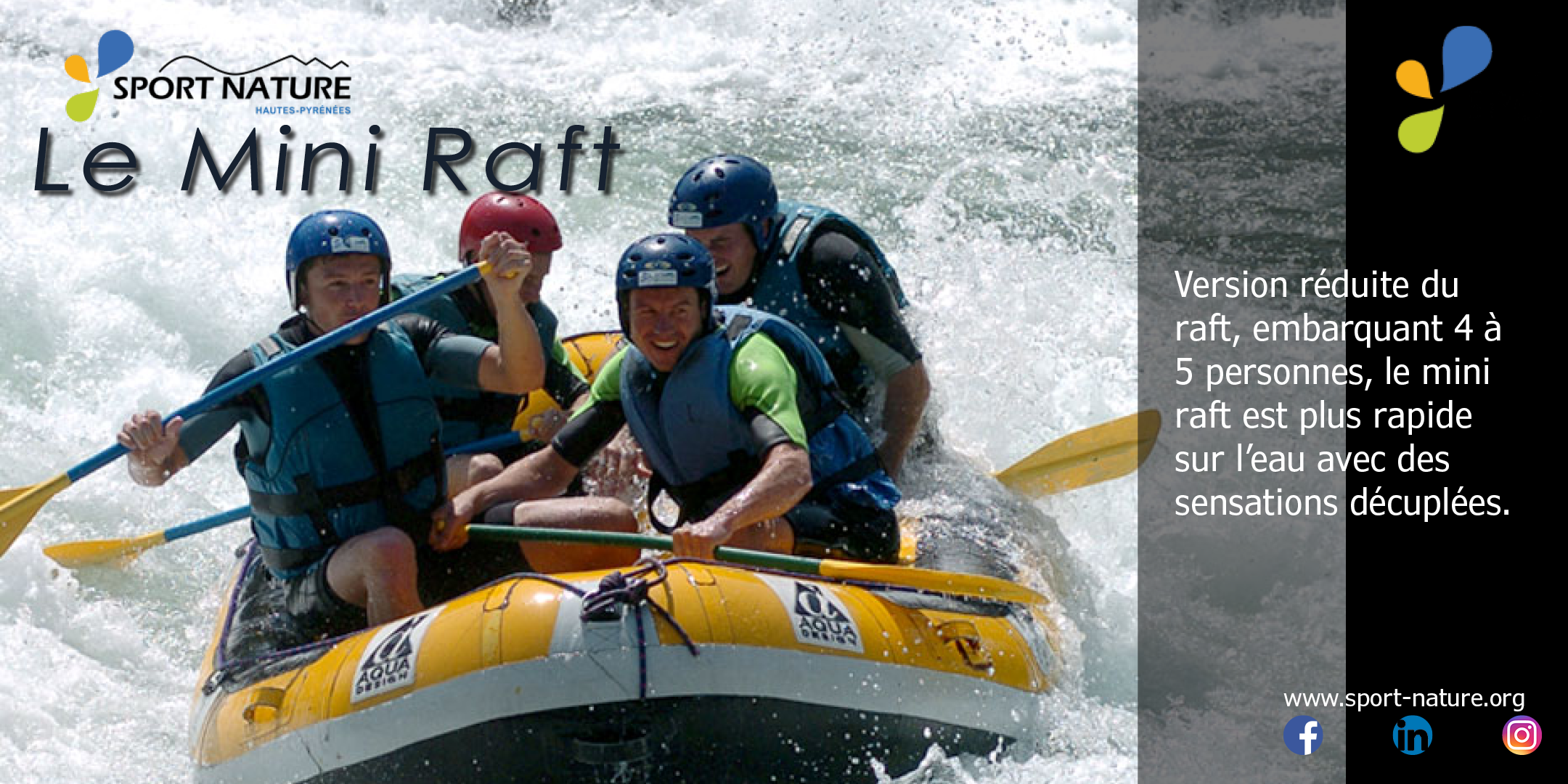 Le mini raft - Sport Nature Hautes-Pyrénées